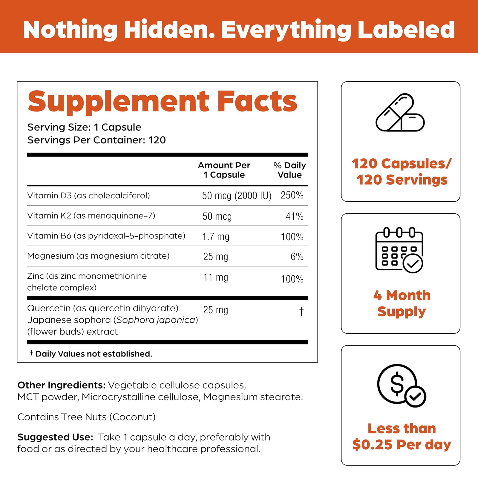 Vitamin D3 K2 for healthy immune function