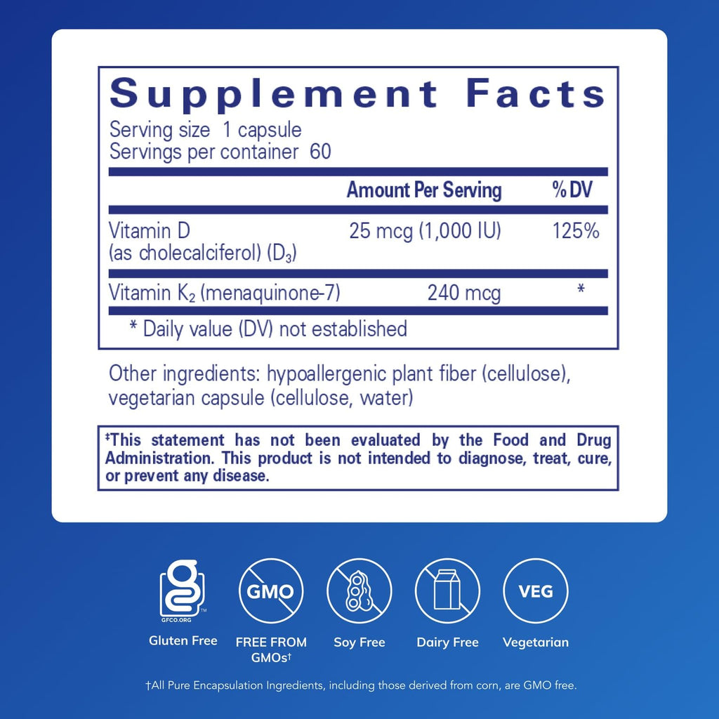 Vitamin D3 K2 for heart health