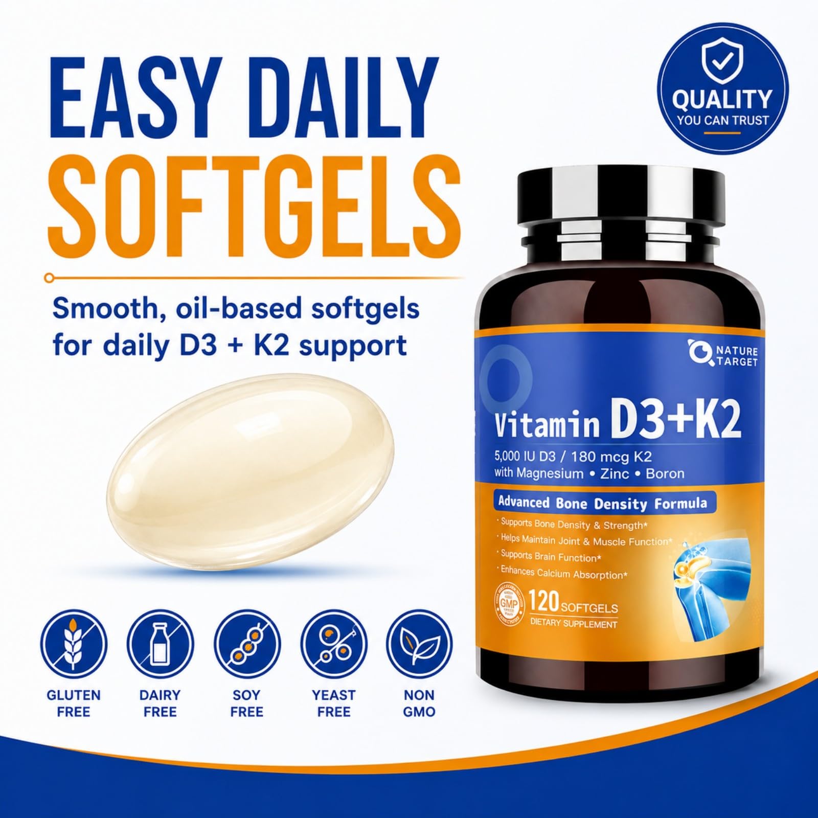 Vitamin D3 K2 for heart health