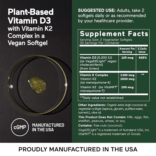 Vitamin D3 K2 for heart support