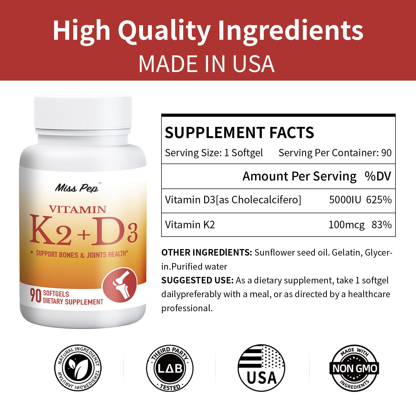vitamin d3 k2 for heart support