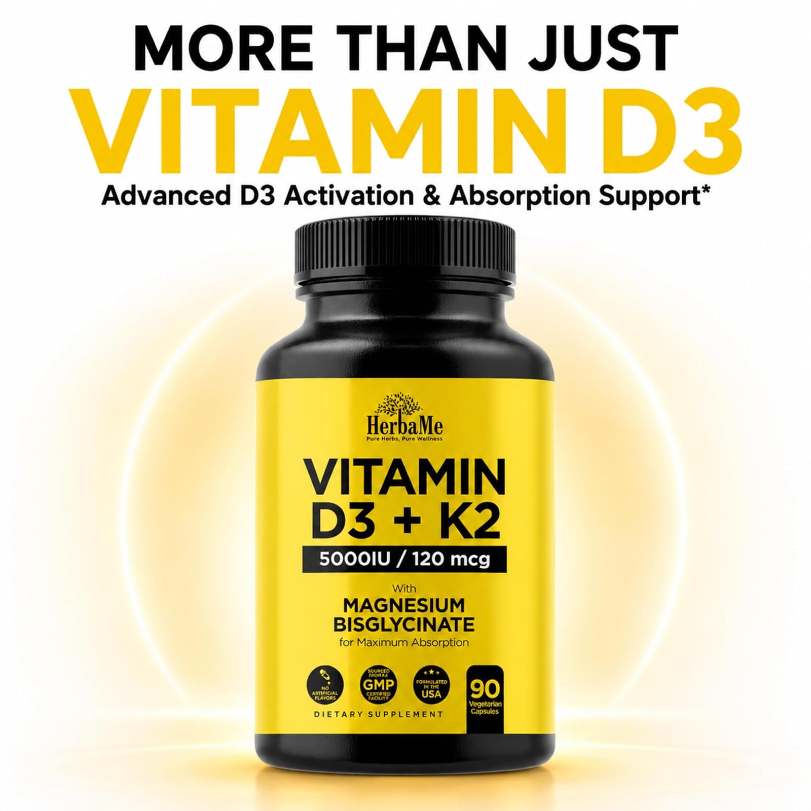 Vitamin D3 K2 for immune support