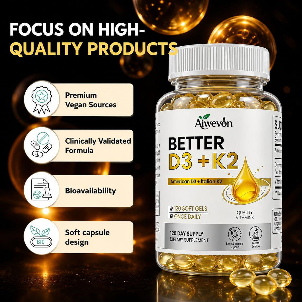 Vitamin D3 K2 for immune support