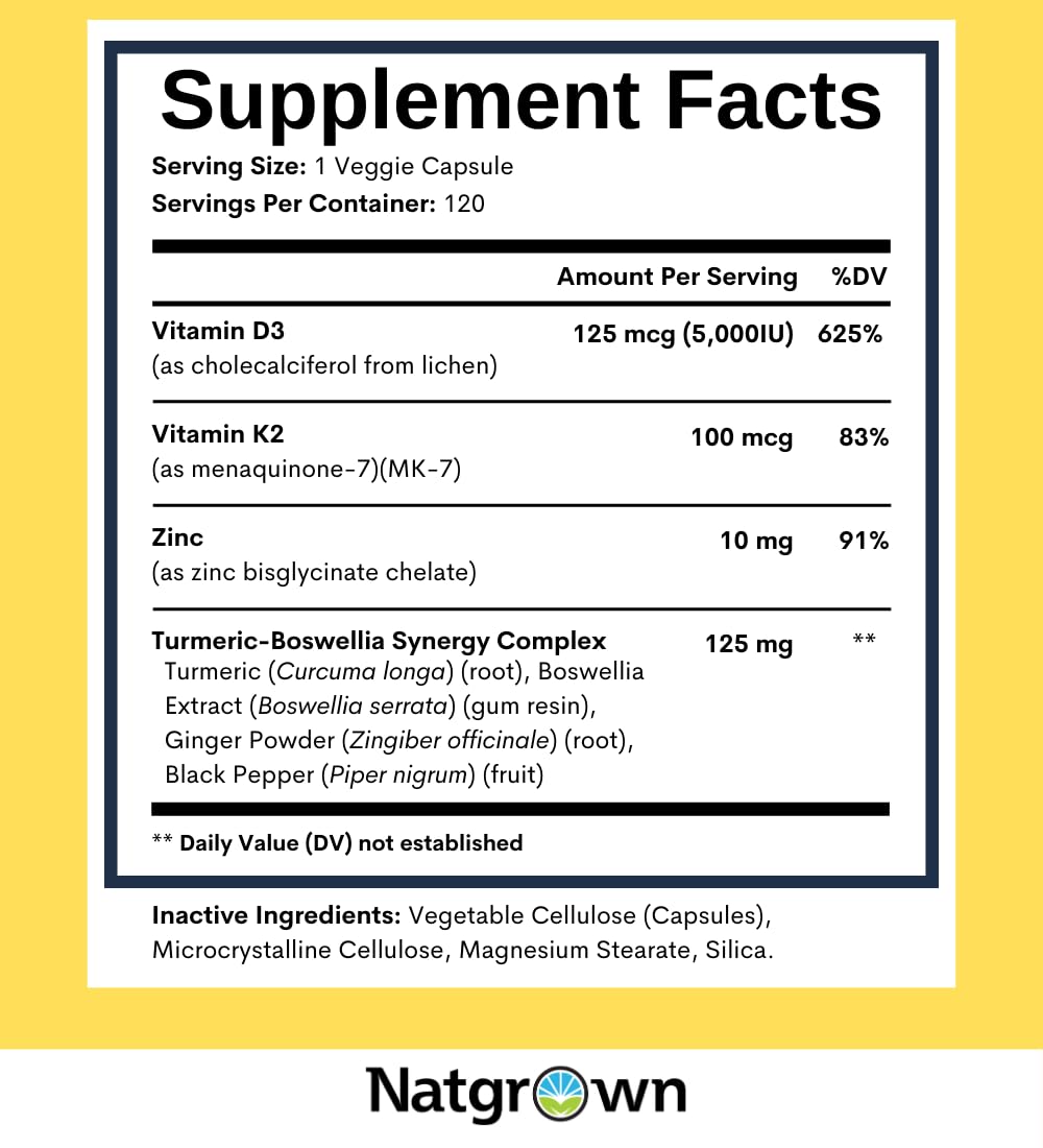 Vitamin D3 K2 for immune support