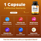 Vitamin D3 K2 for immune support