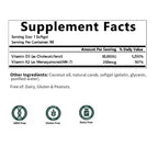 Vitamin D3 K2 for immune support