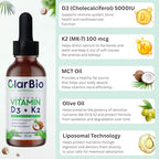 Vitamin D3 K2 for immune support