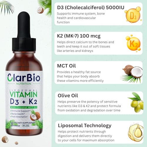 Vitamin D3 K2 for immune support