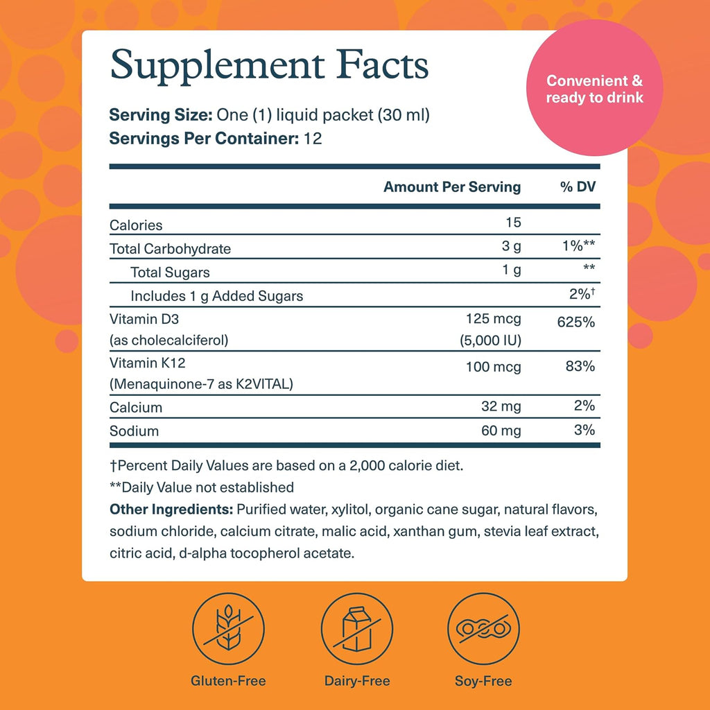 Vitamin D3 K2 for immune support