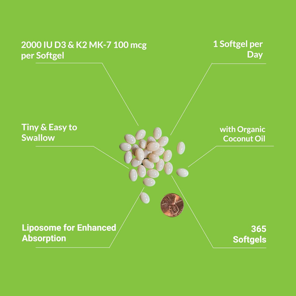 Vitamin D3 K2 for immune support