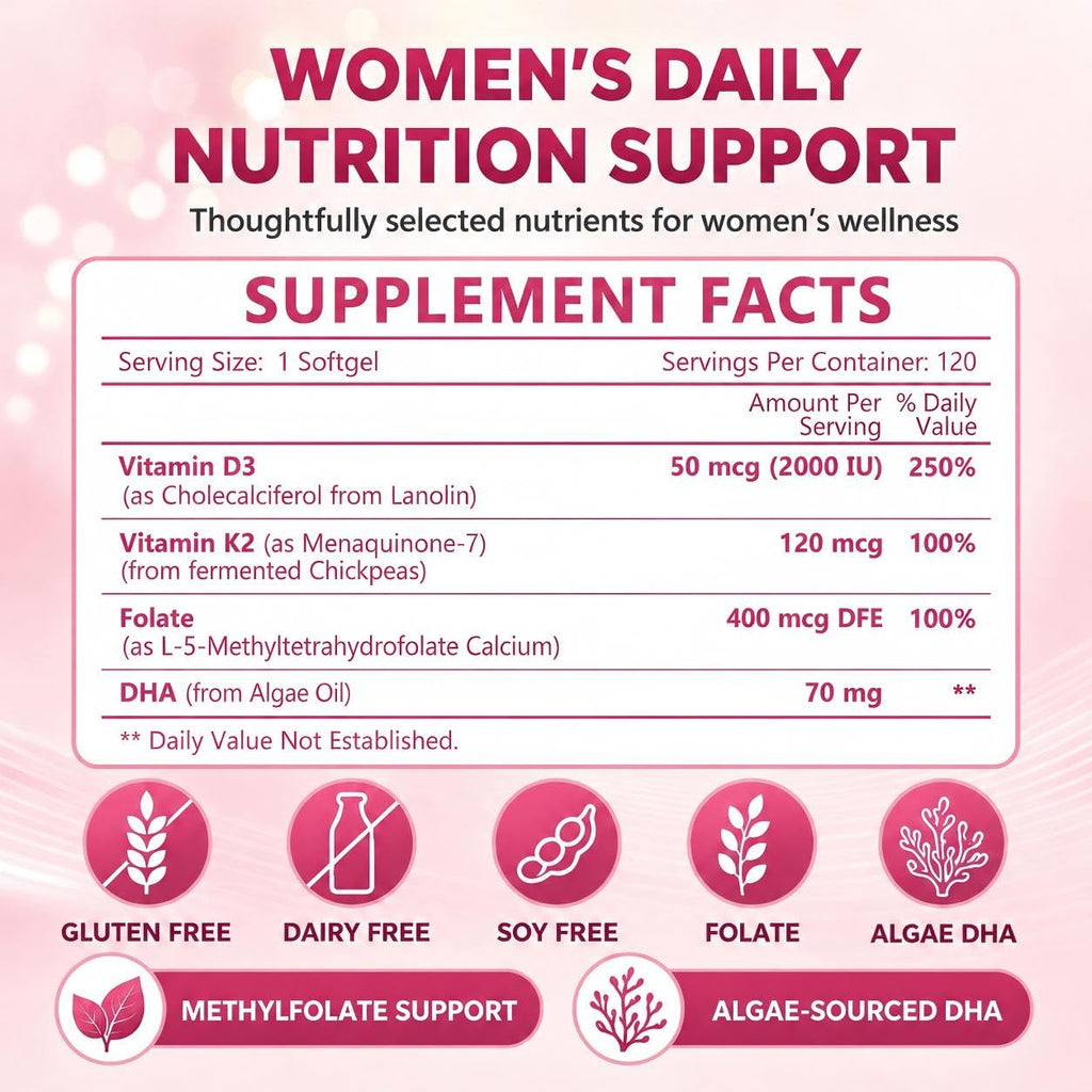 Vitamin D3 K2 for immune support