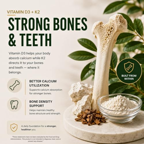 Vitamin D3 K2 for immune support