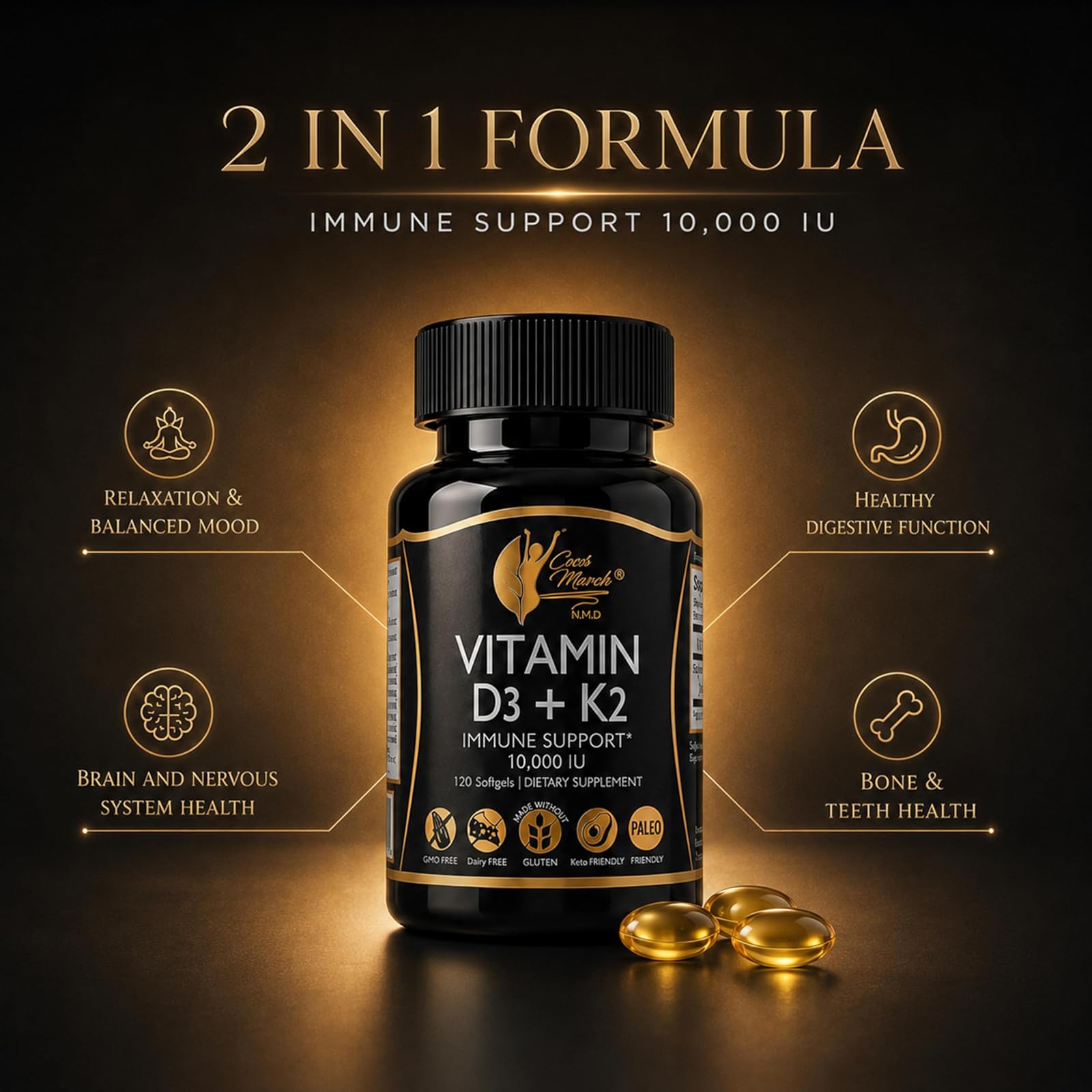 vitamin D3 K2 for overall health