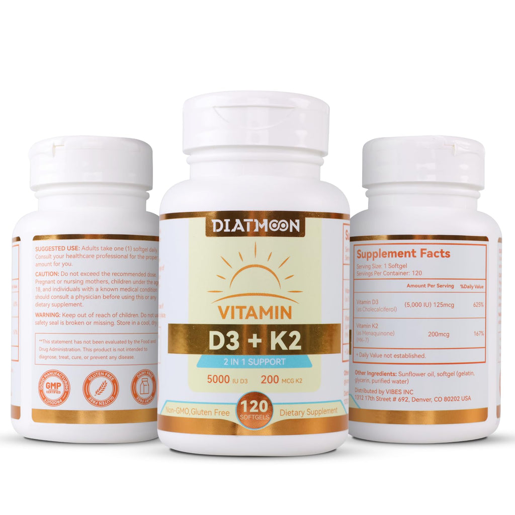 Vitamin D3 K2 for overall vitality