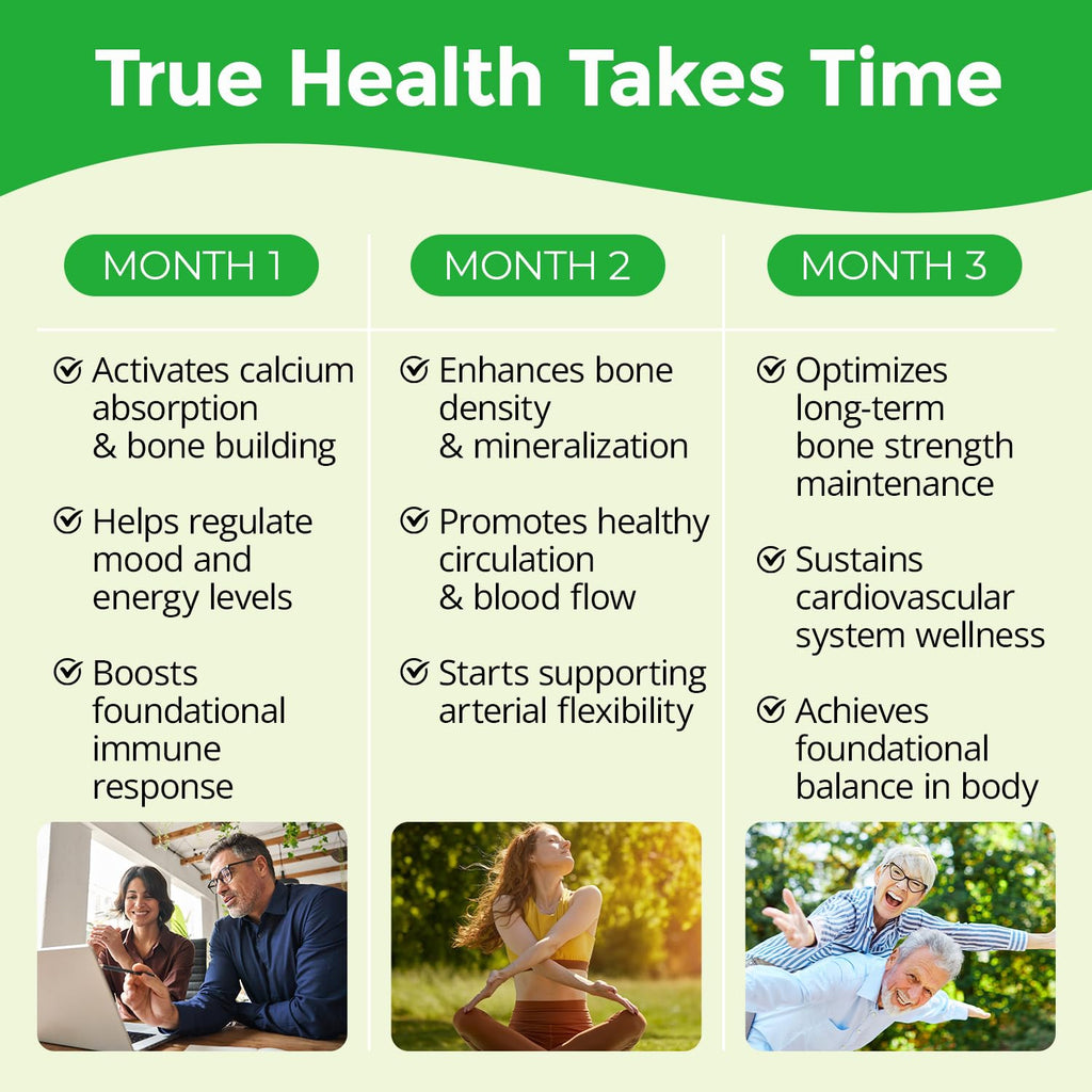 Vitamin D3 K2 for overall vitality