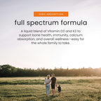 Vitamin D3 K2 for overall wellness