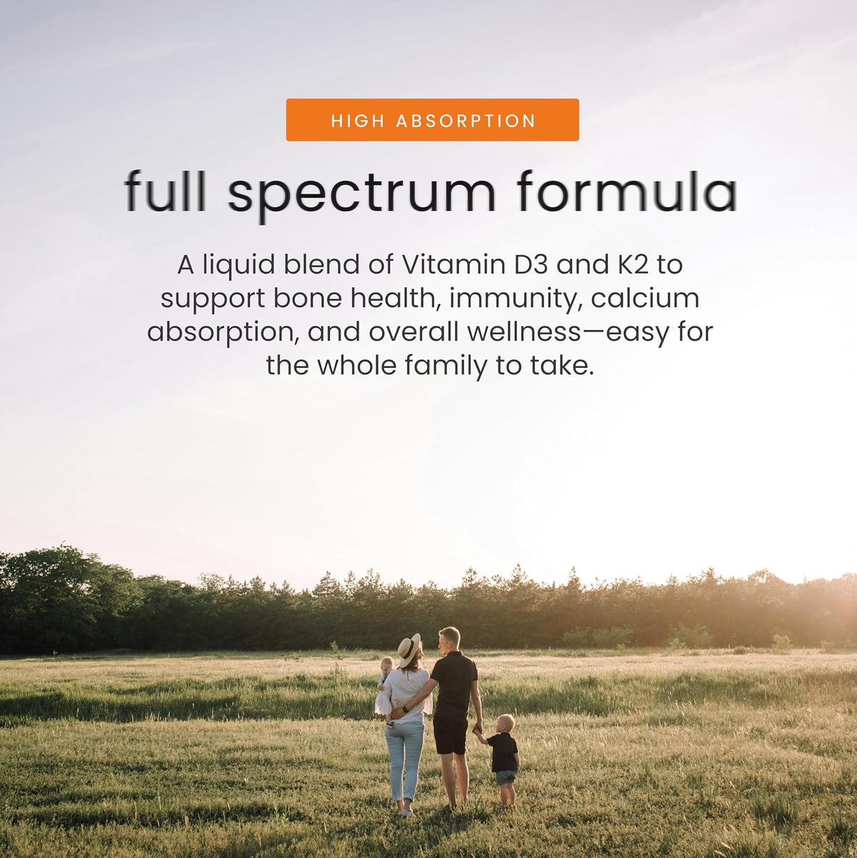 Vitamin D3 K2 for overall wellness