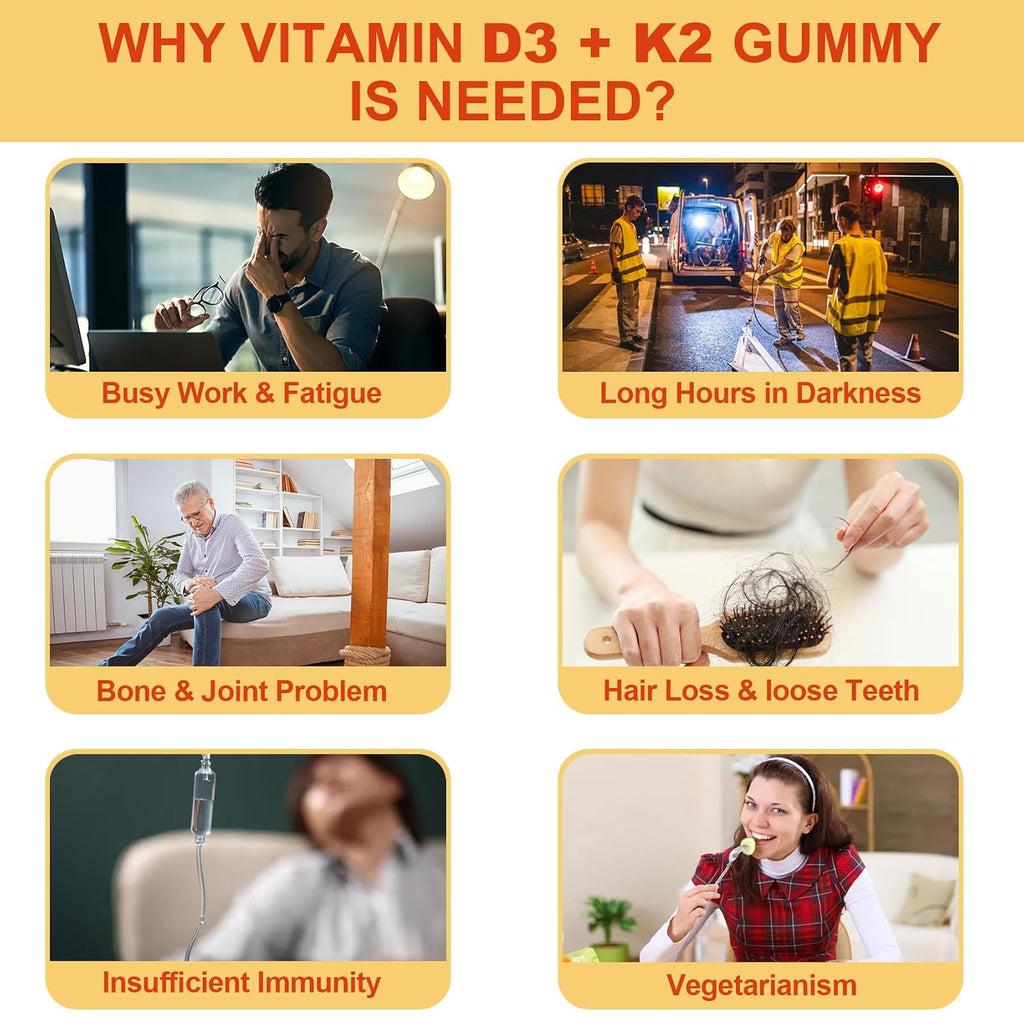 Vitamin D3 K2 for overall wellness