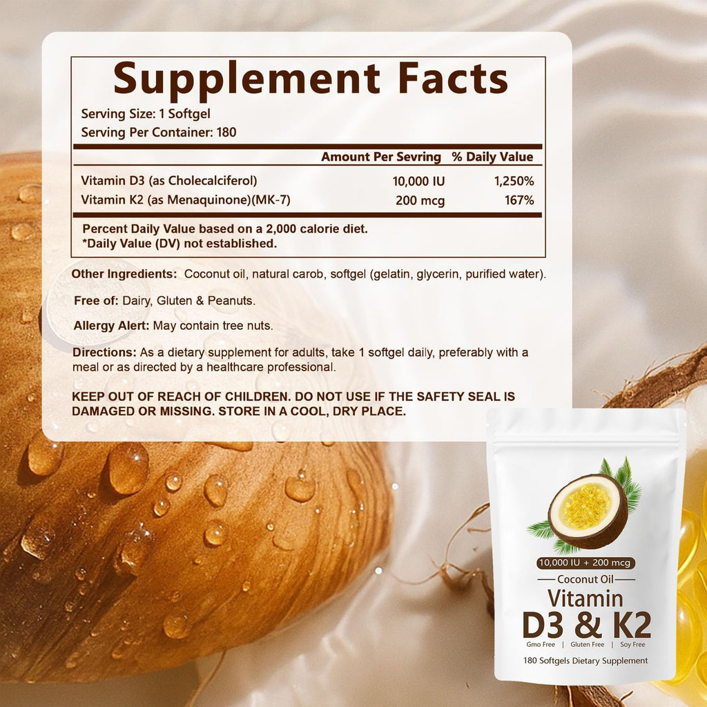 vitamin D3 K2 for overall wellness