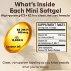 Vitamin D3 K2 for overall wellness