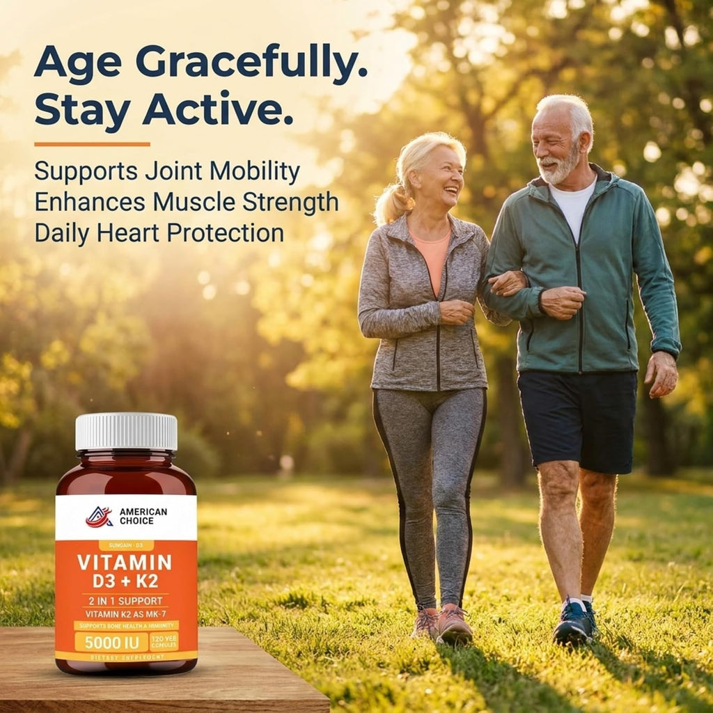 Vitamin D3 K2 for overall wellness