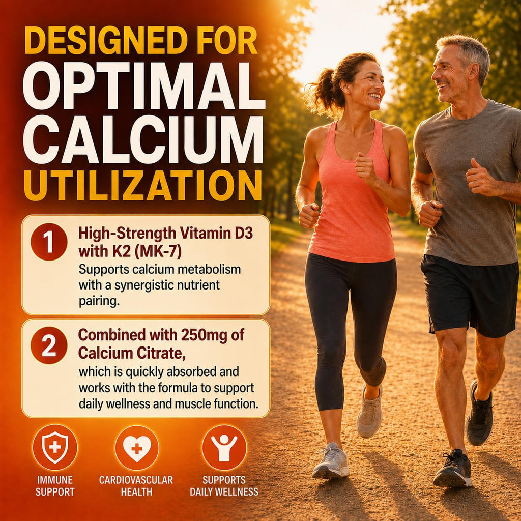 Vitamin D3 K2 for overall wellness
