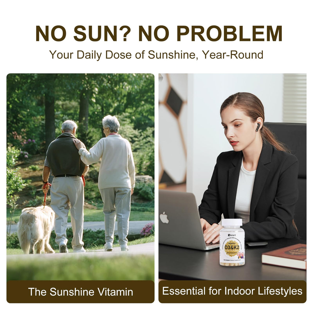 Vitamin D3 K2 for overall wellness
