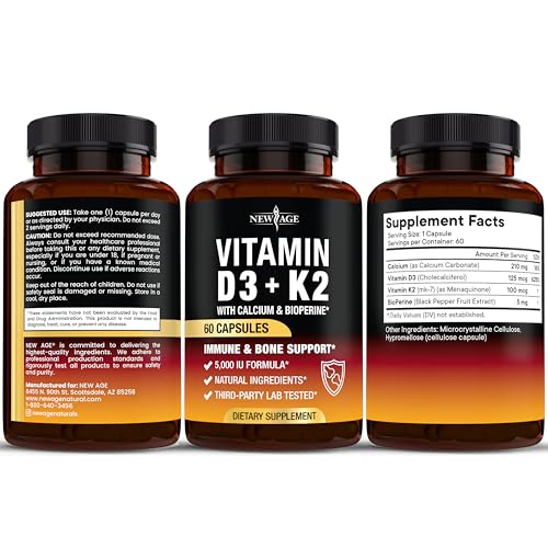Vitamin D3 K2 for overall wellness