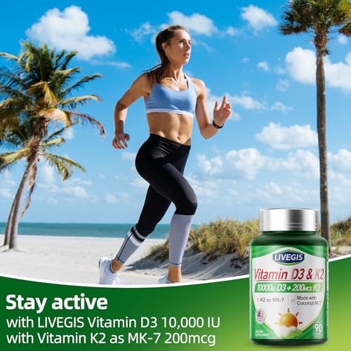 Vitamin D3 K2 for overall wellness