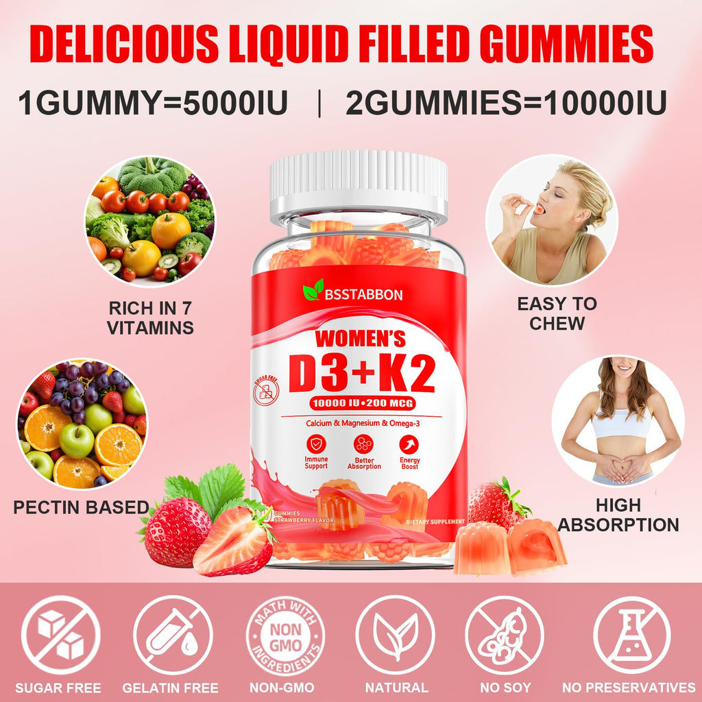 Vitamin D3 K2 for overall wellness