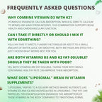Vitamin D3 K2 for overall wellness