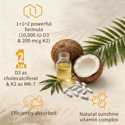 Vitamin D3 K2 for overall wellness