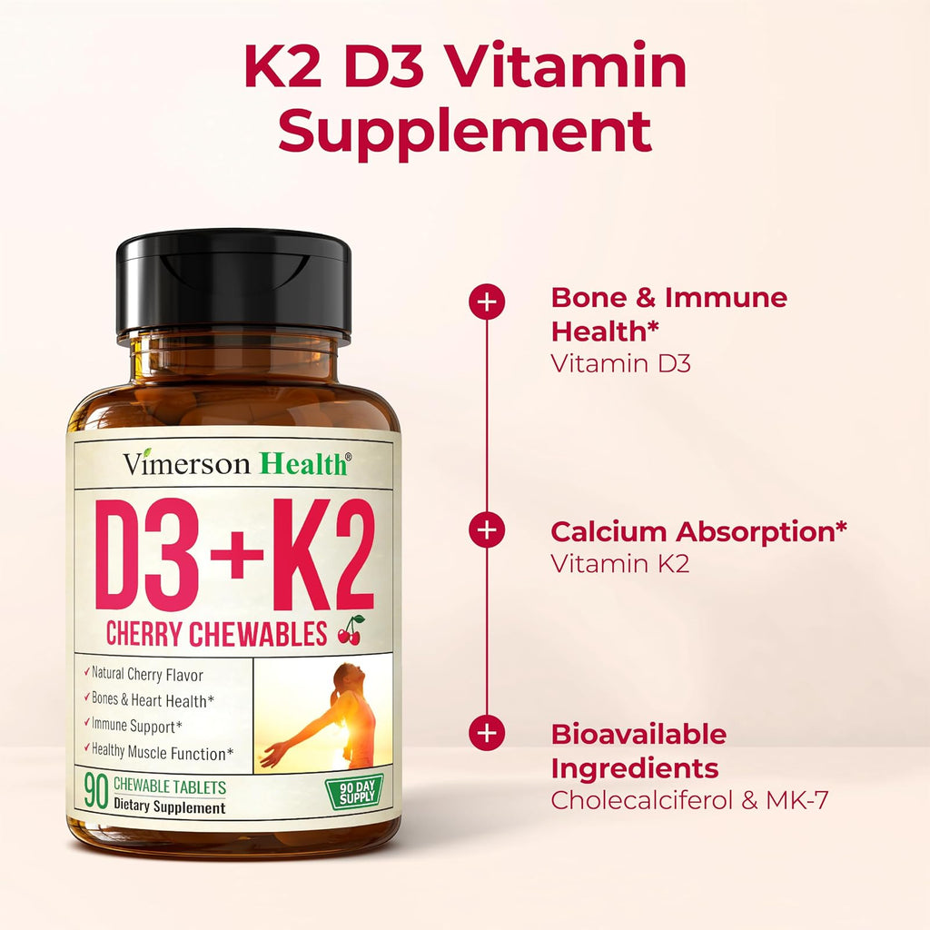 Vitamin D3 K2 for strong bones
