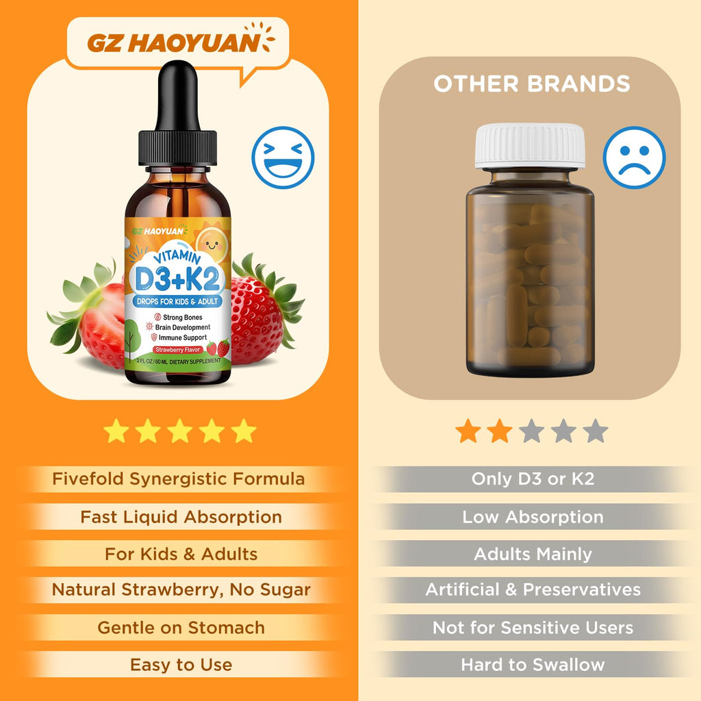 Vitamin D3 K2 for strong bones