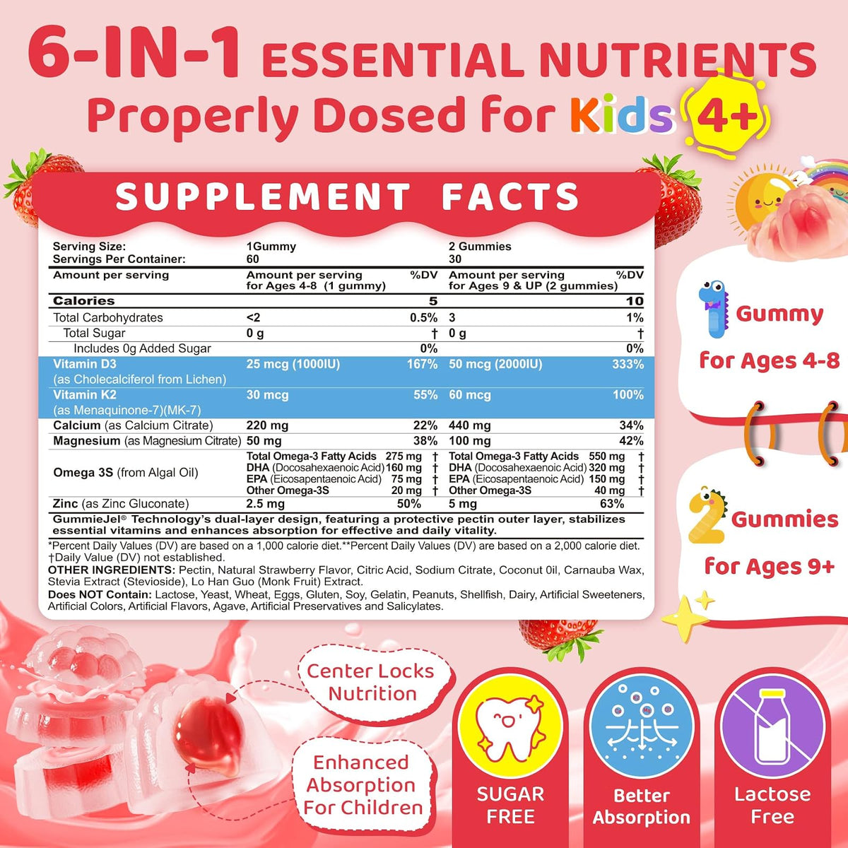 Vitamin D3 K2 for strong bones