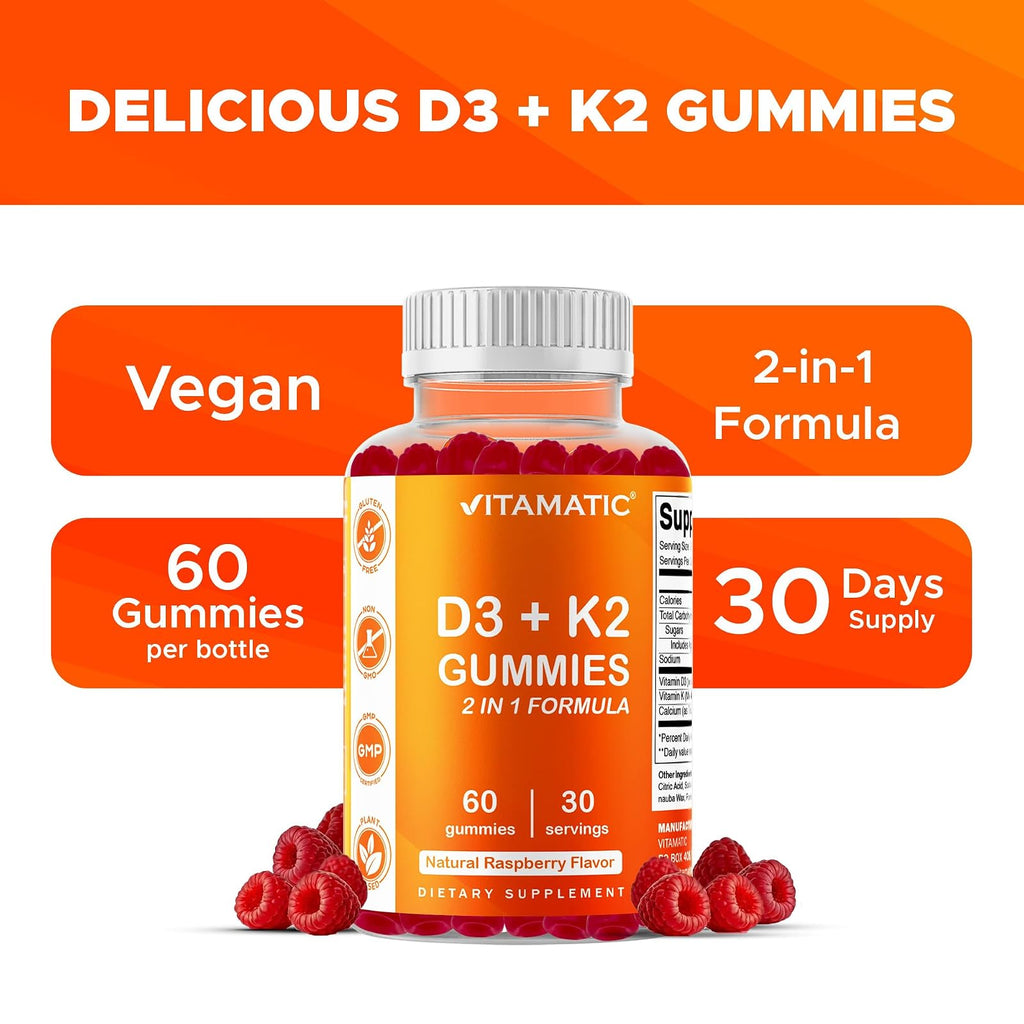 Vitamin D3 K2 for strong bones
