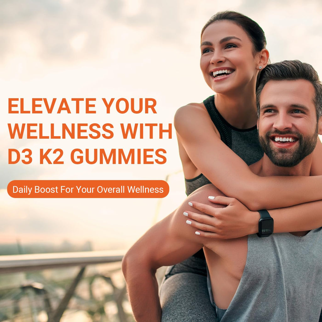 Vitamin D3 K2 gummies for better absorption