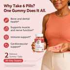 Vitamin D3 K2 gummies for better calcium absorption