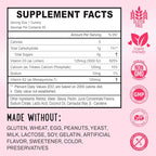 Vitamin D3 K2 gummies for bone health