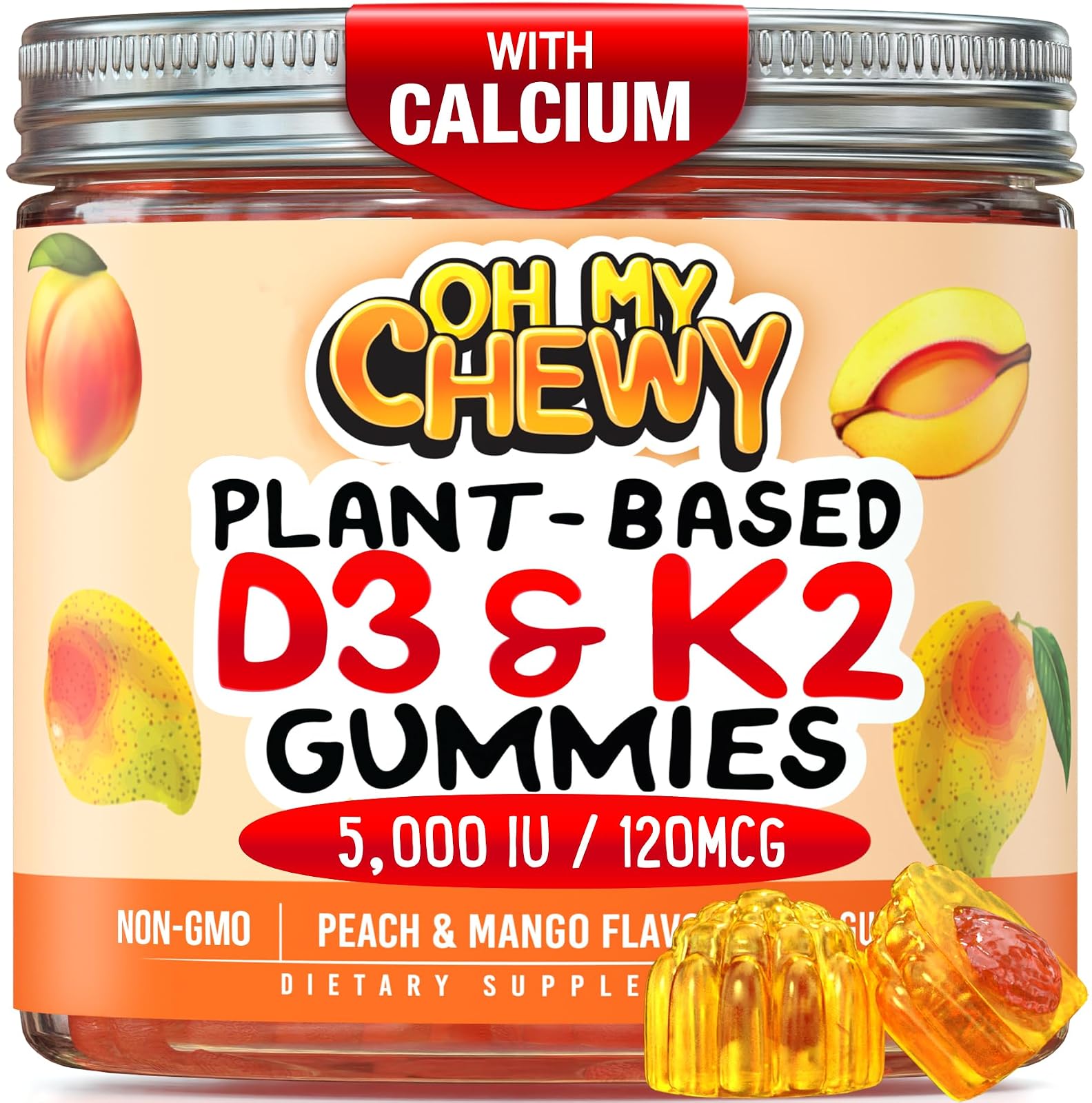 Vitamin D3 K2 gummies for bone health