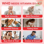 Vitamin D3 K2 gummies for daily wellness