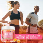 Vitamin D3 K2 gummies for energy