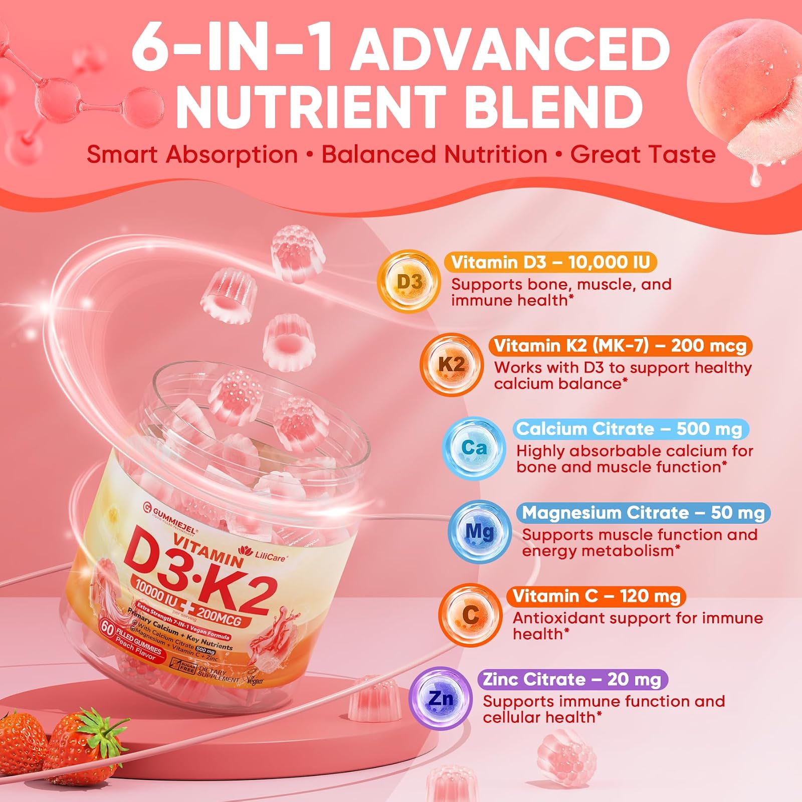 vitamin d3 k2 gummies for everyday wellness