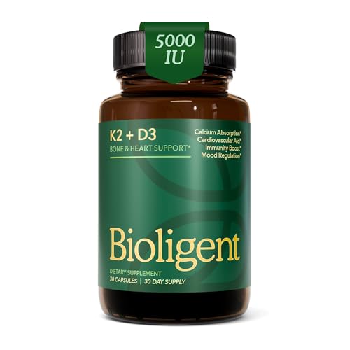 Vitamin D3 K2 immune support capsules