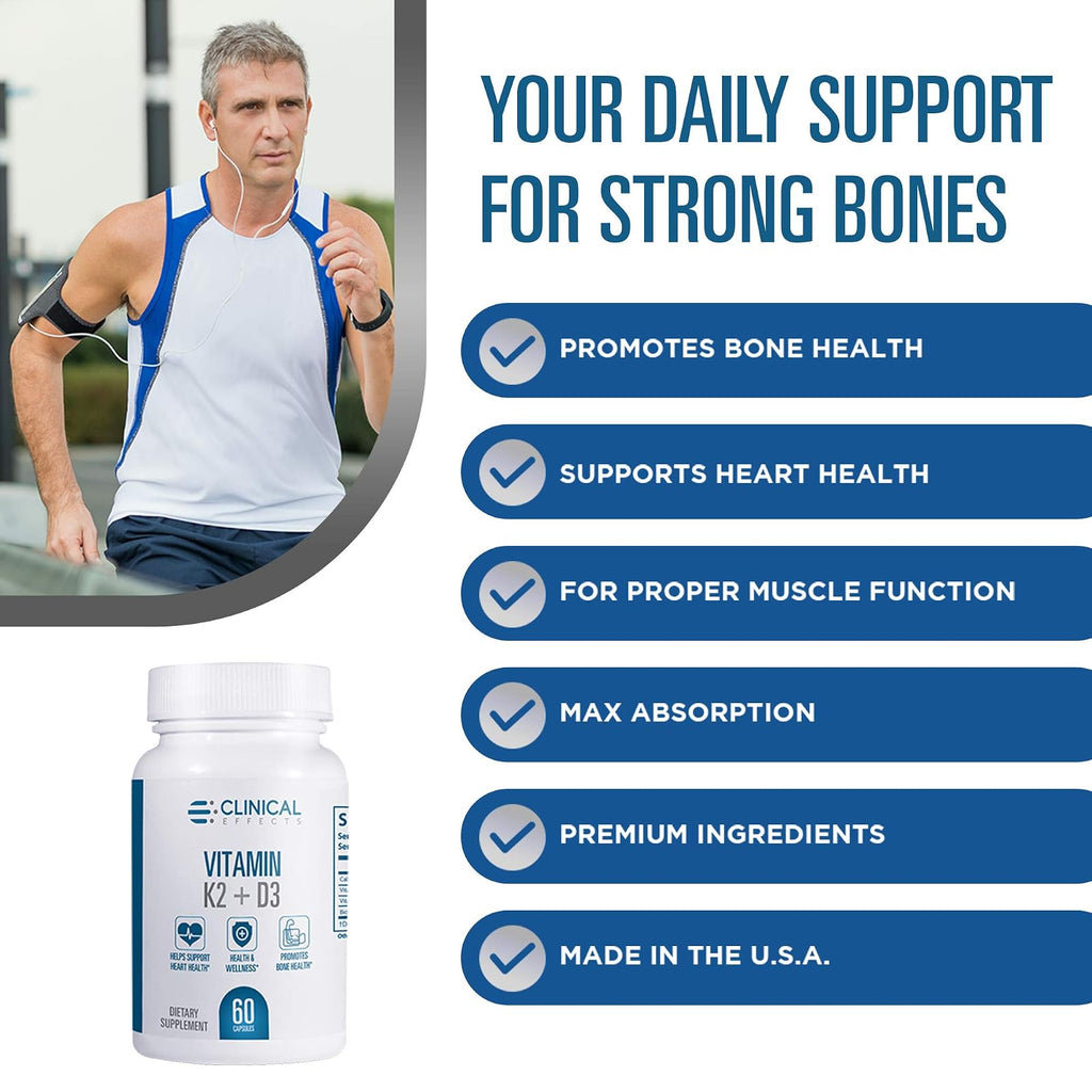 Vitamin D3 K2 immune support formula