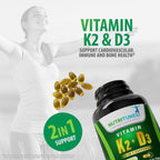 Vitamin D3 K2 immune support