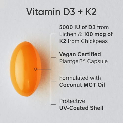 Vitamin D3 K2 liquid softgels