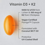 Vitamin D3 K2 liquid softgels