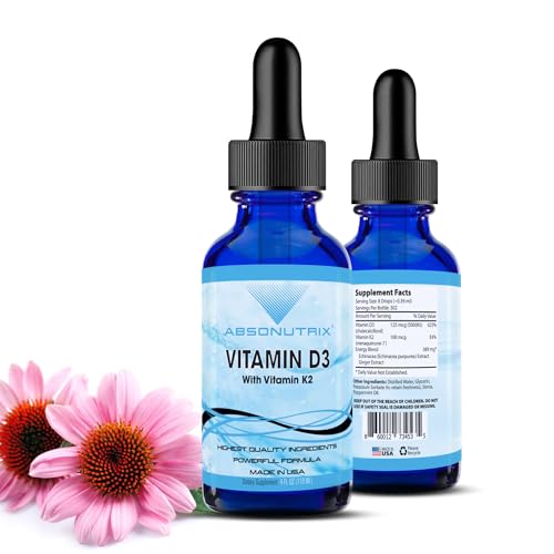 Vitamin D3 K2 liquid supplement