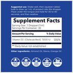 Vitamin D3 K2 liquid supplement